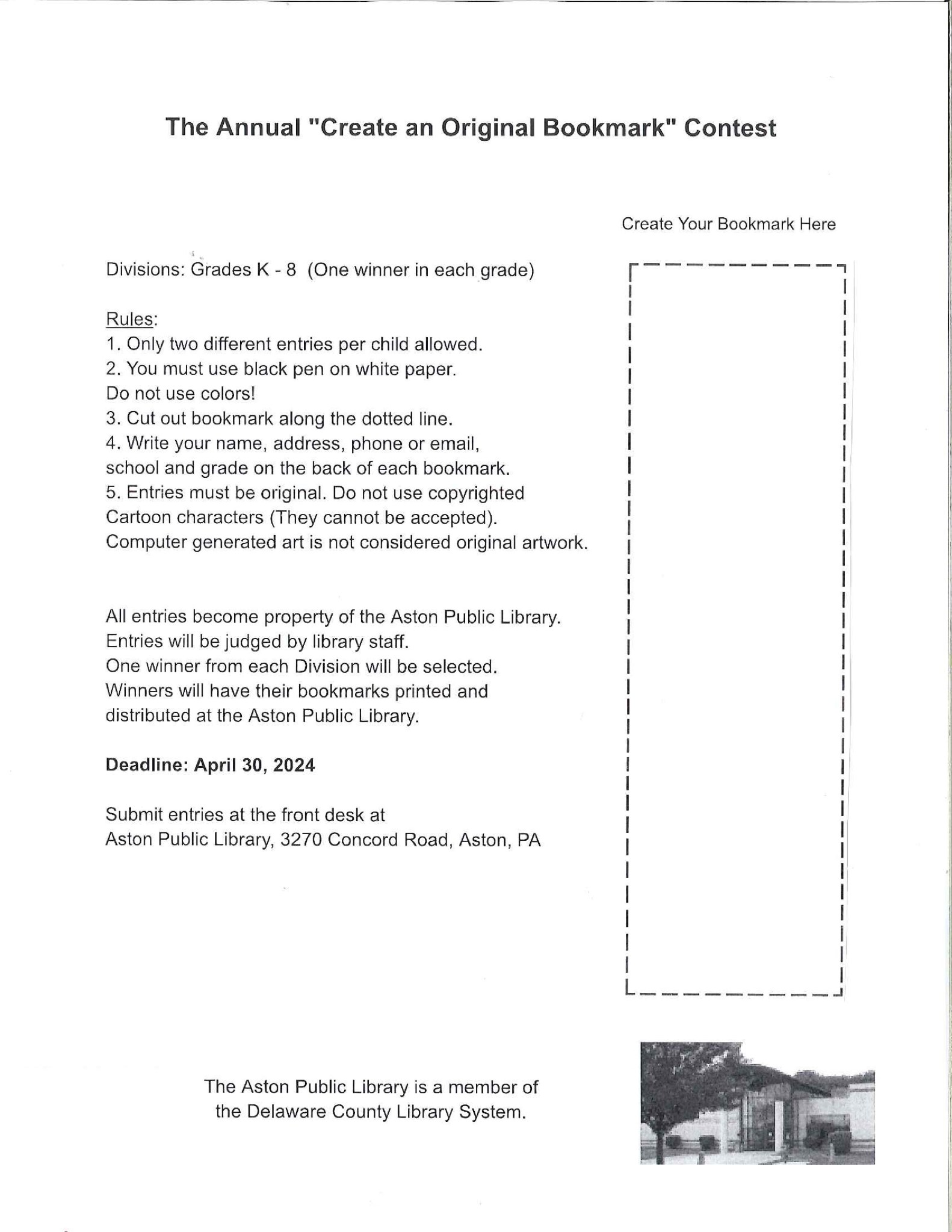 Aston Public Library | "Informing, enriching and empowering" the community!