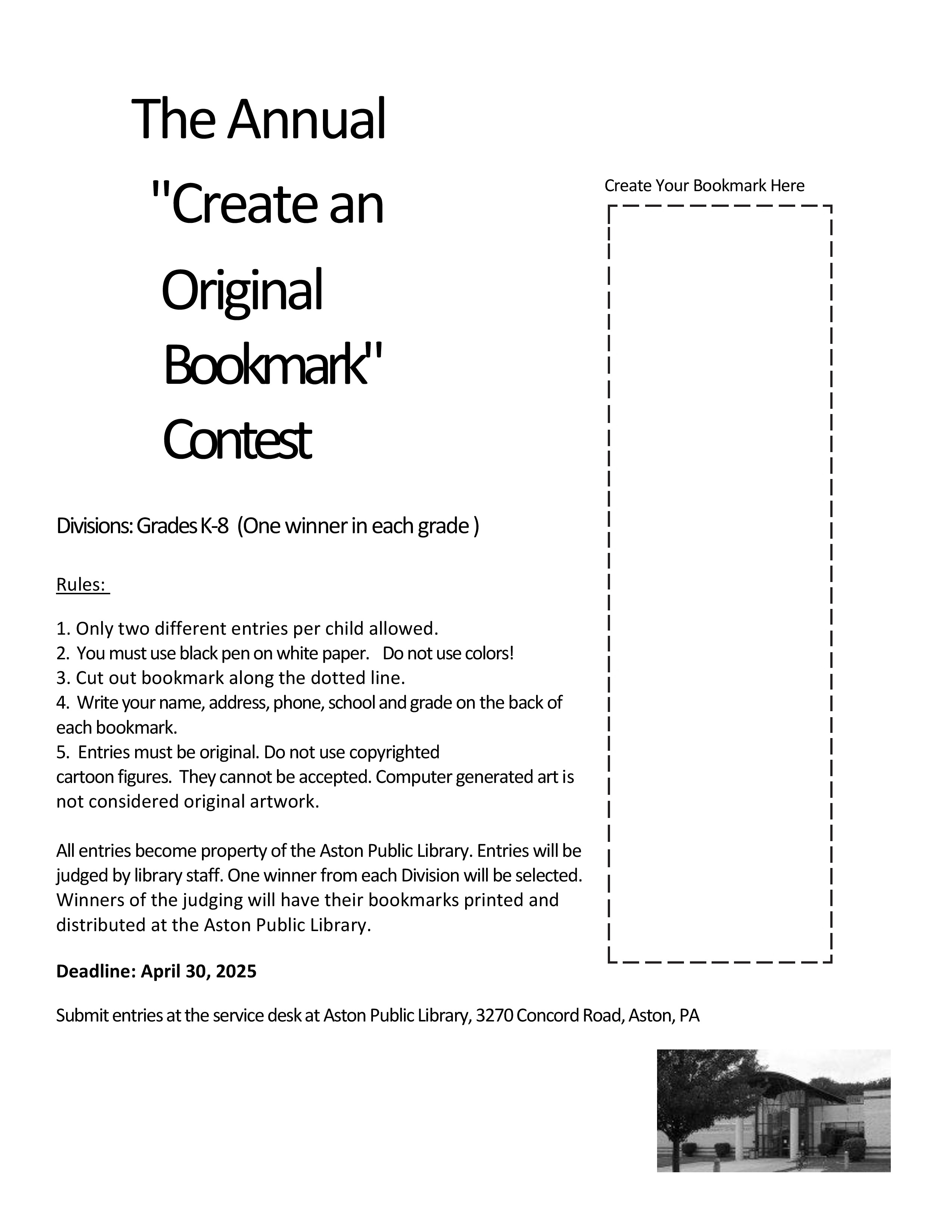 Aston Public Library | "Informing, enriching and empowering" the community!